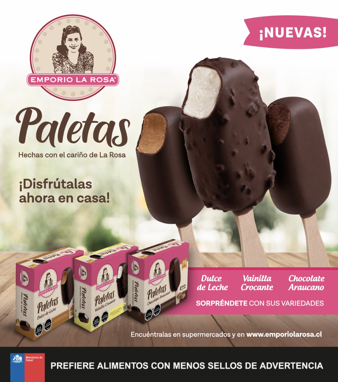 Emporio la Rosa lanza nuevo pack de paletas